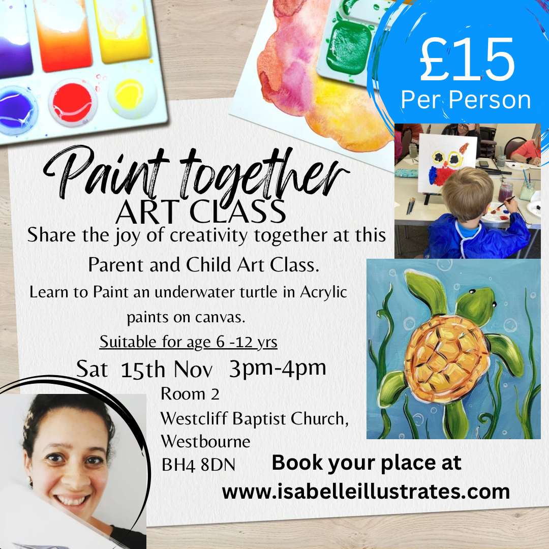 'Paint Together' Parent and child Art Class – IsabelleIllustrates